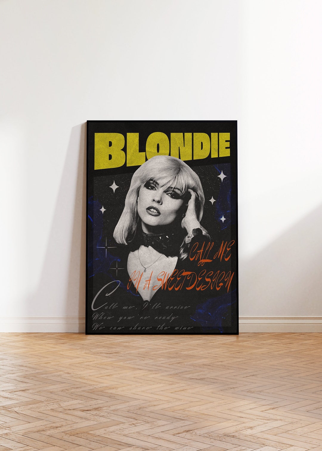 Blondie Poster Printable Music Poster Debbie Harry Wall Art Vintage ...