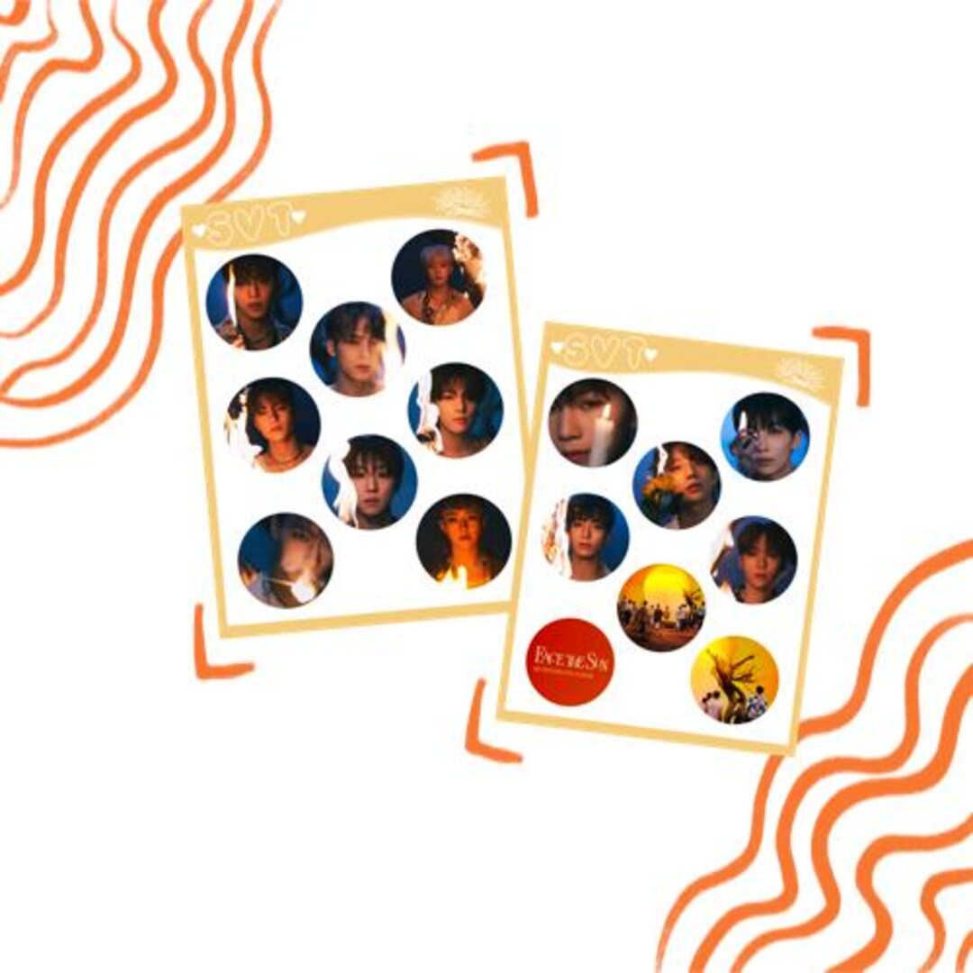 13 Grown Men Stickers // Svt Stickers - Etsy