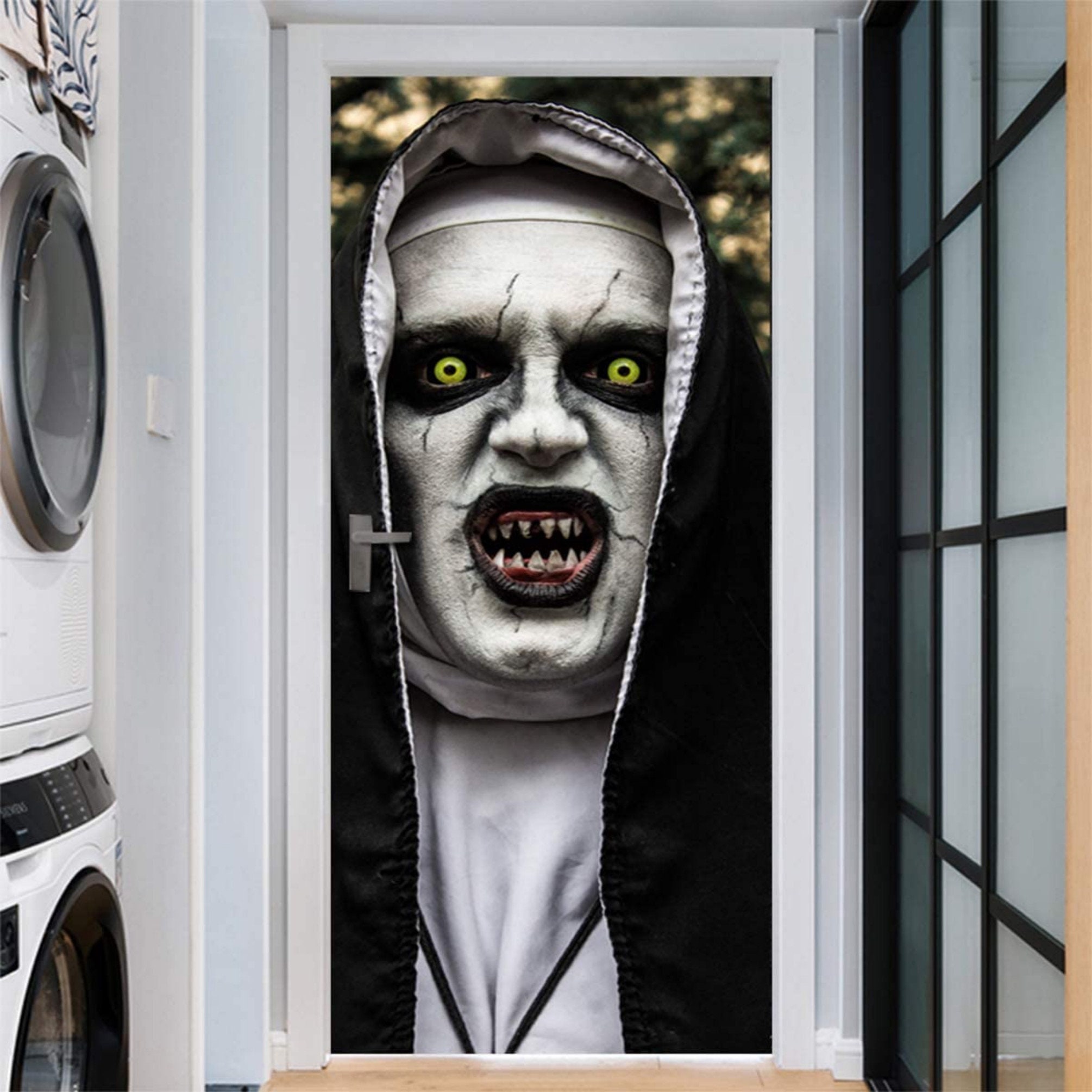 Halloween 3D Horror Sister Ghost Sticker Halloween 30x80 - Etsy