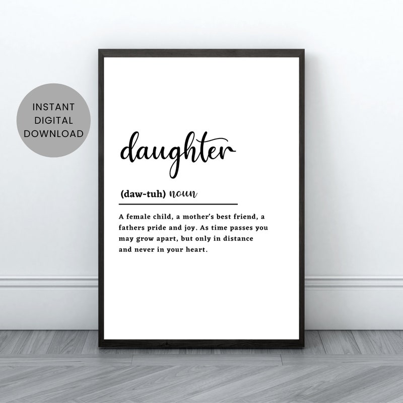 Daughter Quote - Etsy