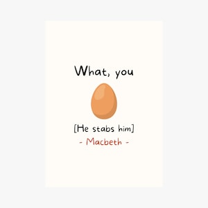 Funny Shakespeare Meme Wall Art Bundle Set of 3; William Shakespeare ...