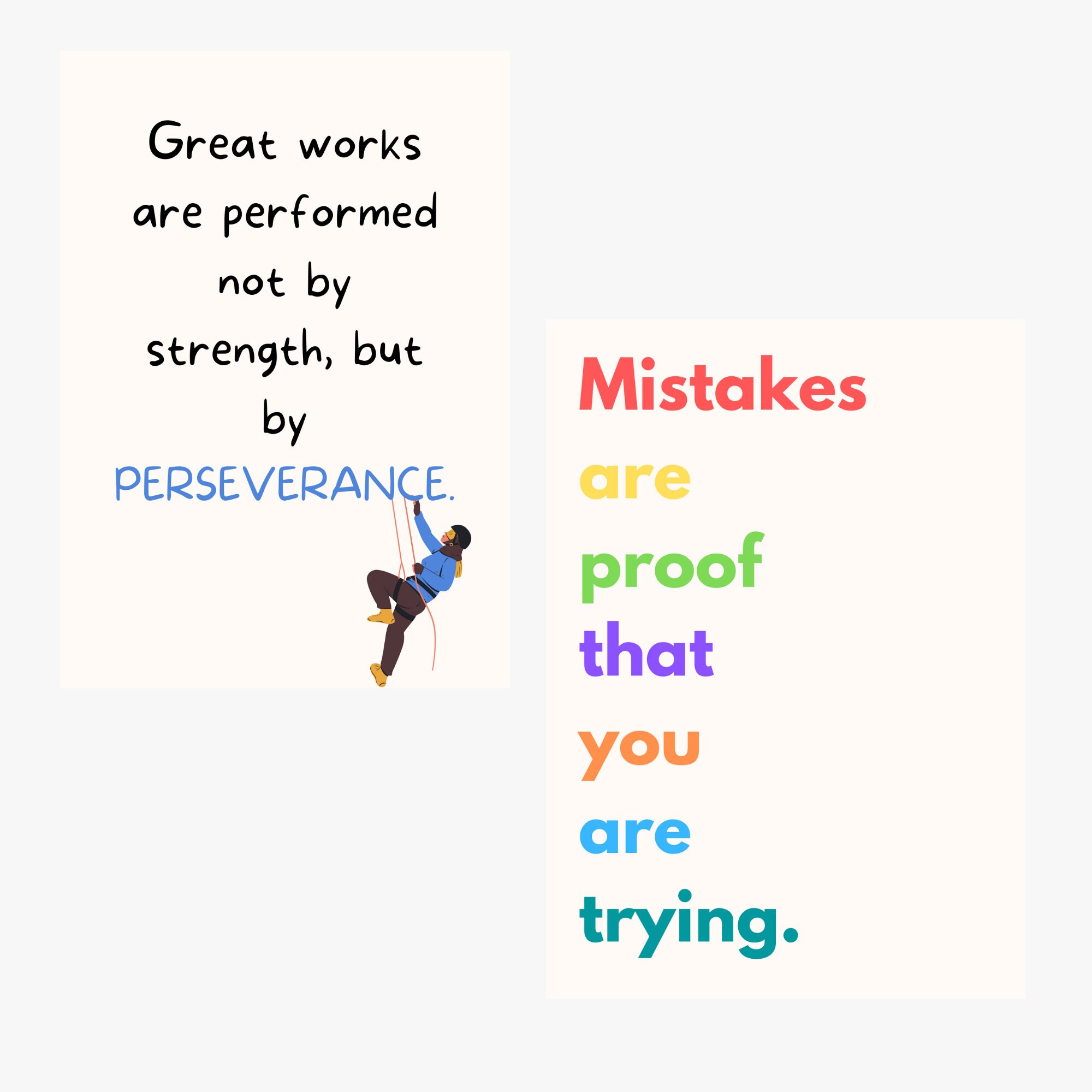 Growth Mindset Wall Bundle Collage; Growth Mindset Posters; Educational ...