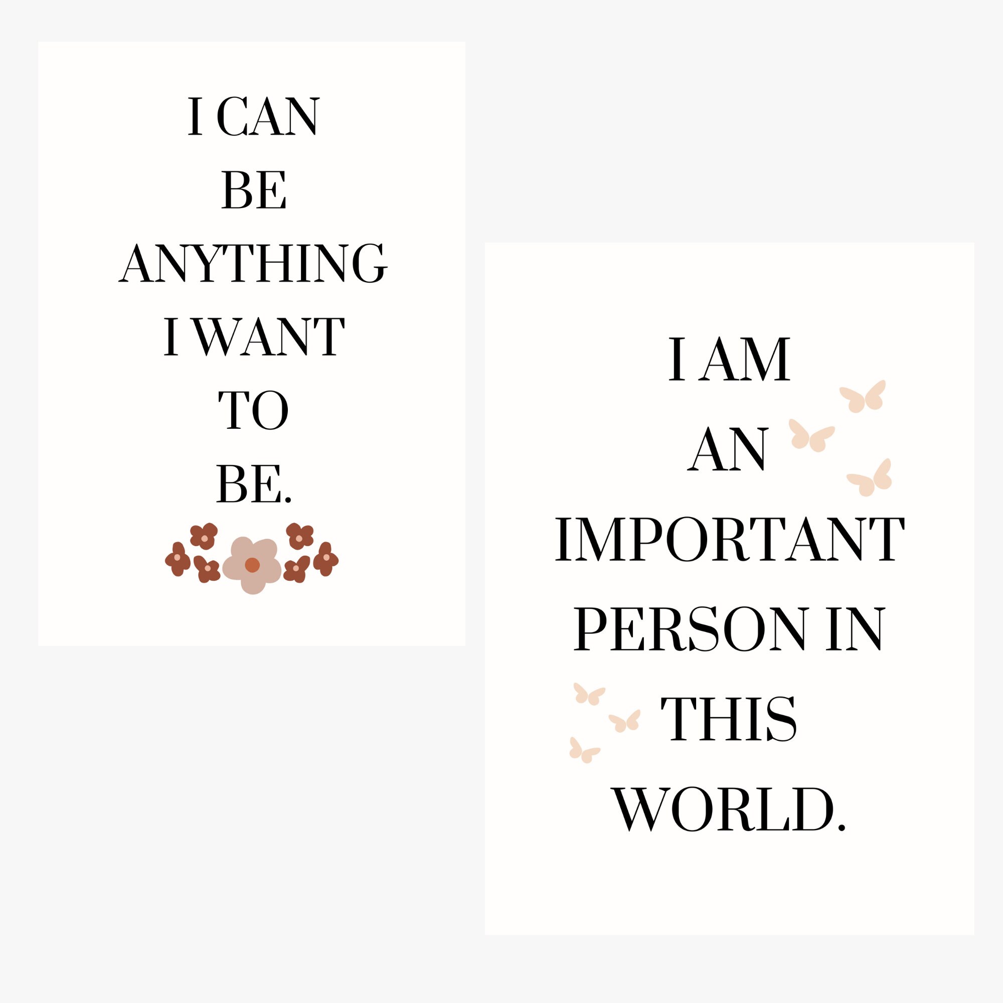 Boho Student Affirmations; Growth Mindset Prints; Positive Classroom ...