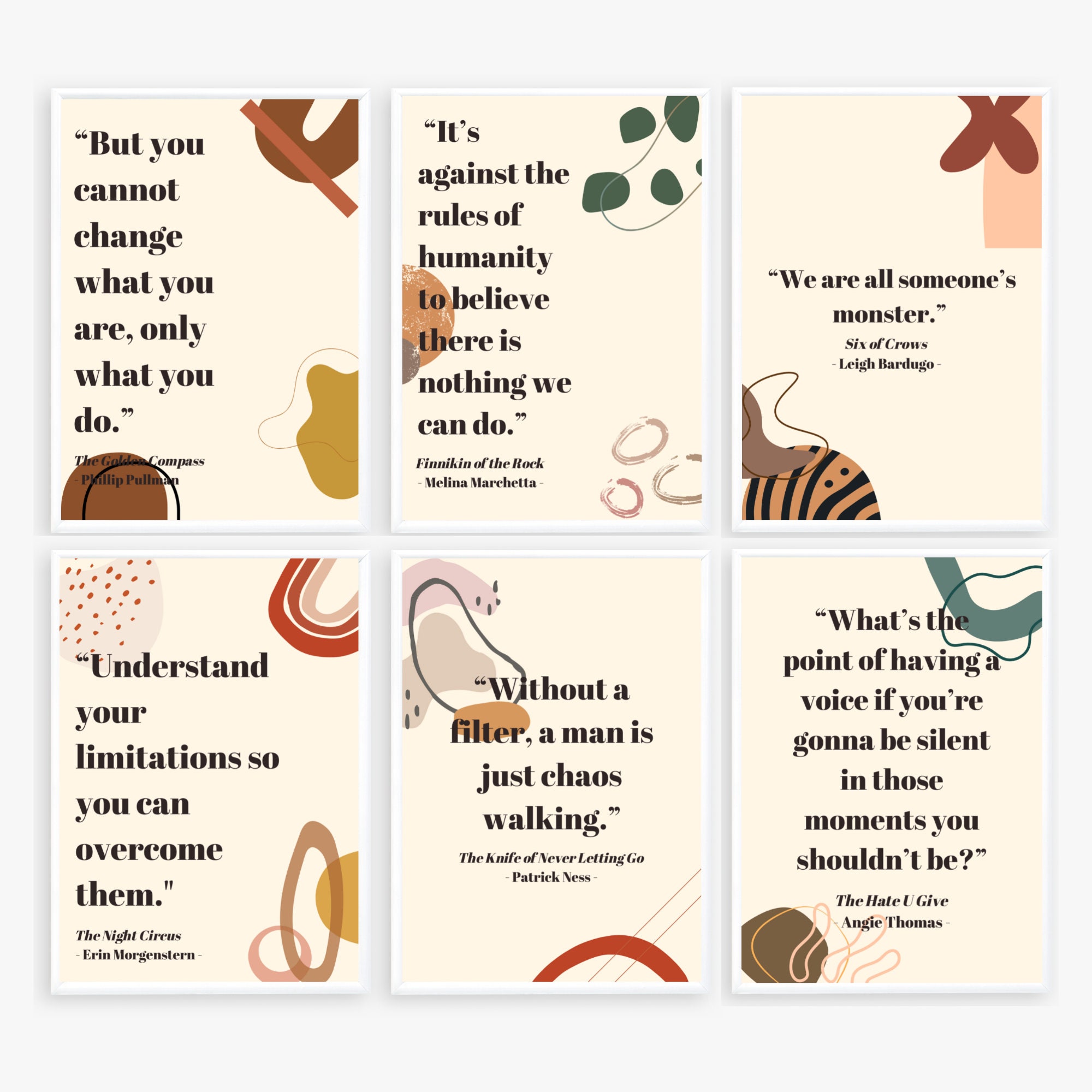 YA Authors Posters; High School Middle School English Classroom Decor ...