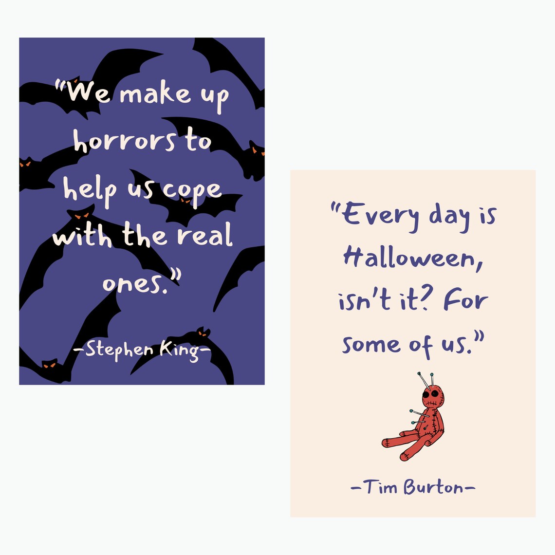 Halloween Inspired Classroom Decor; Gothic Book Quotes; Horror Famous ...