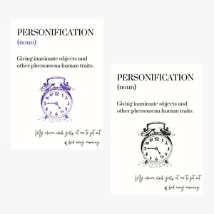 Literary Devices Posters; English Literature Techniques Prints ...