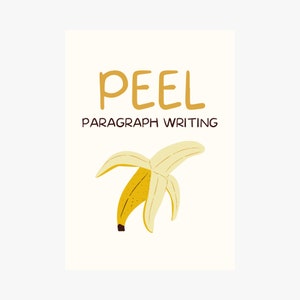 PEEL Paragraph Writing for Students; English Literature Classroom Decor ...