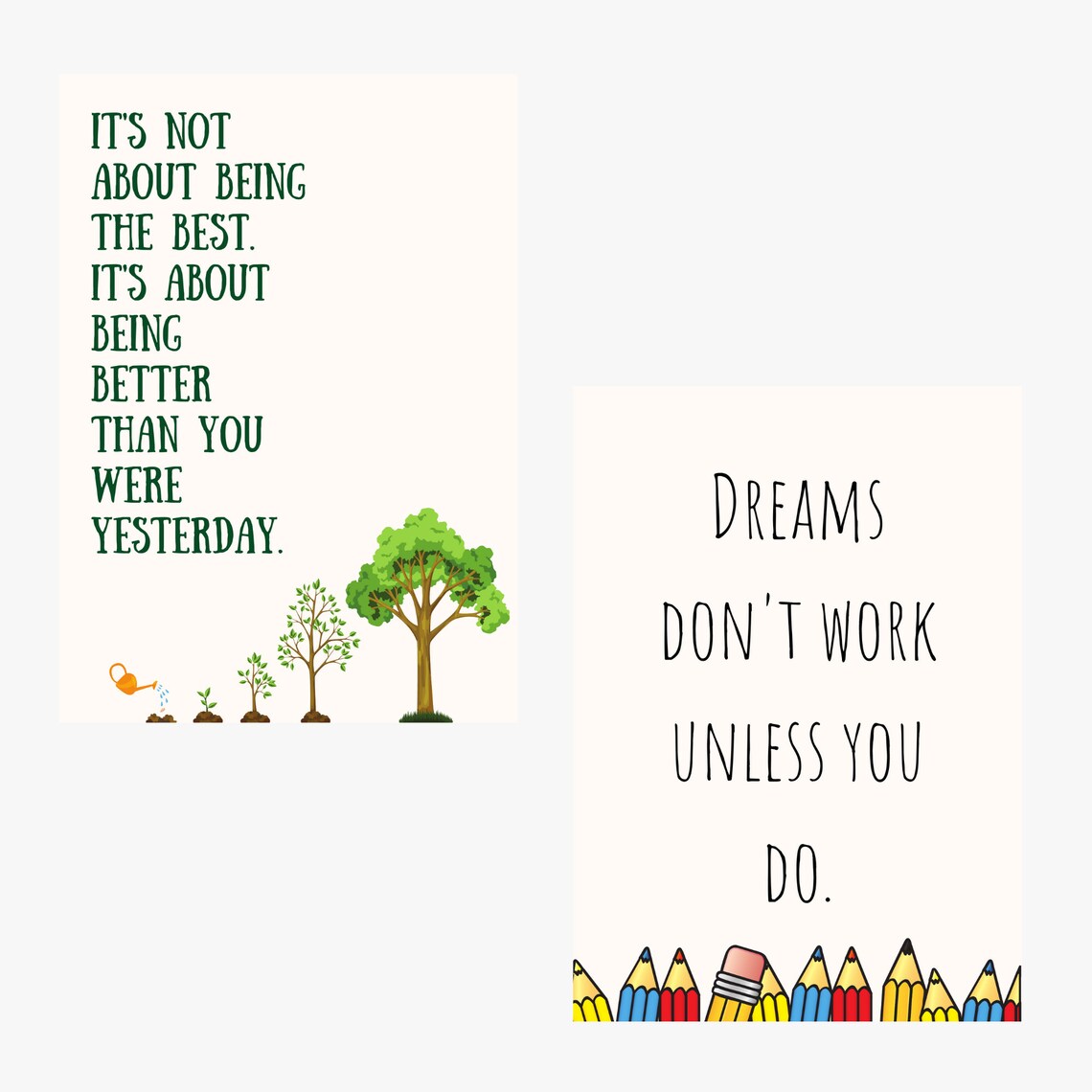 Growth Mindset Wall Bundle Collage Growth Mindset Posters - Etsy