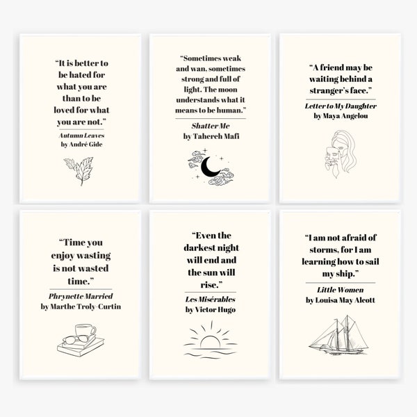 Book Quotes - Etsy