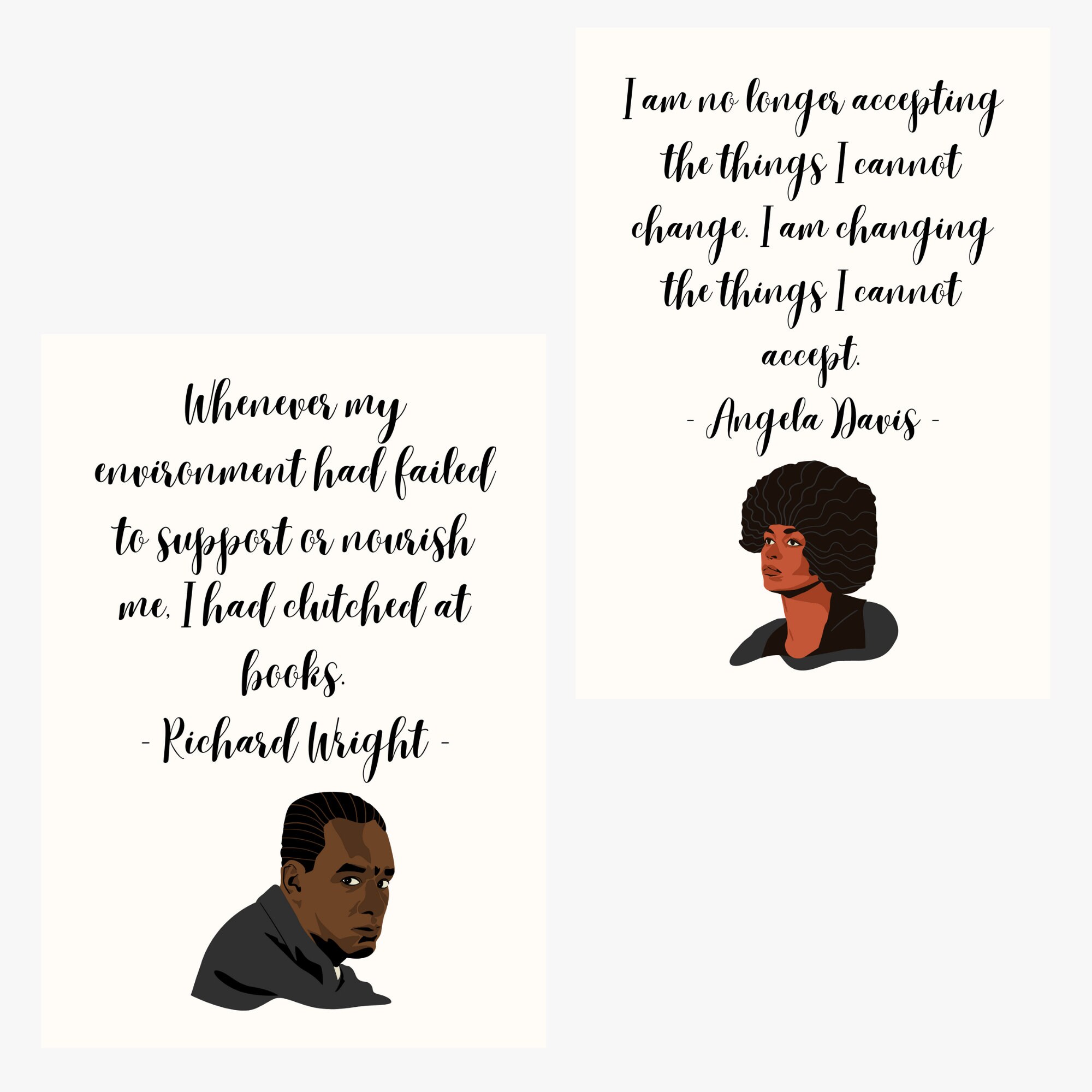 Influential Inspiring Authors Book Quote Wall Collage Bundle Set of 10 ...