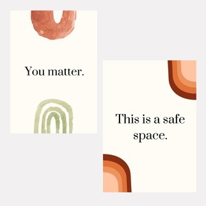 Positive Boho Classroom Decor; Growth Mindset Posters; Positive Student ...