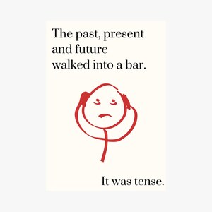 Funny Grammar Pun Posters Wall Art Bundle; English Literature Classroom ...