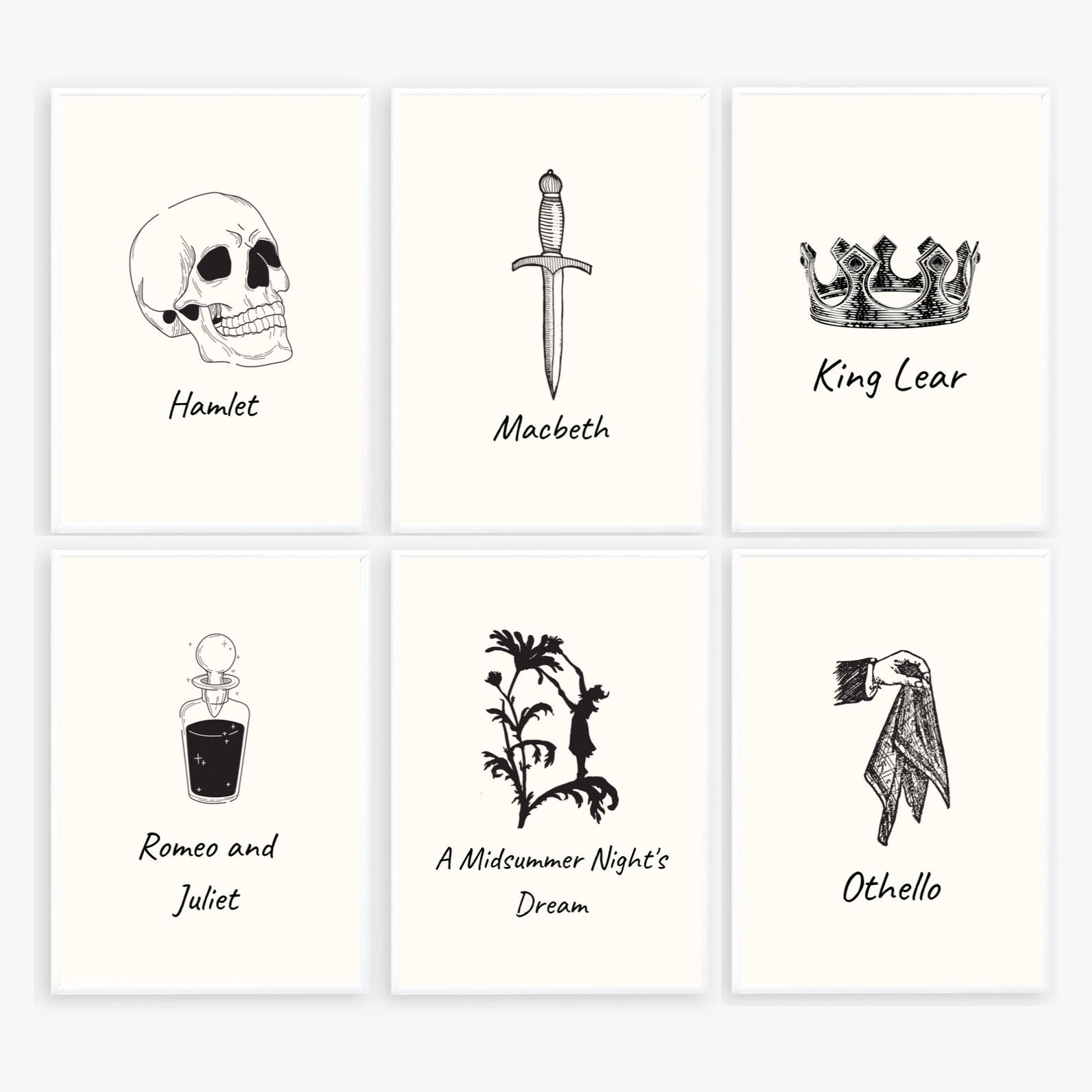 High School Secondary English Classroom Decor; Shakespeare Plays ...