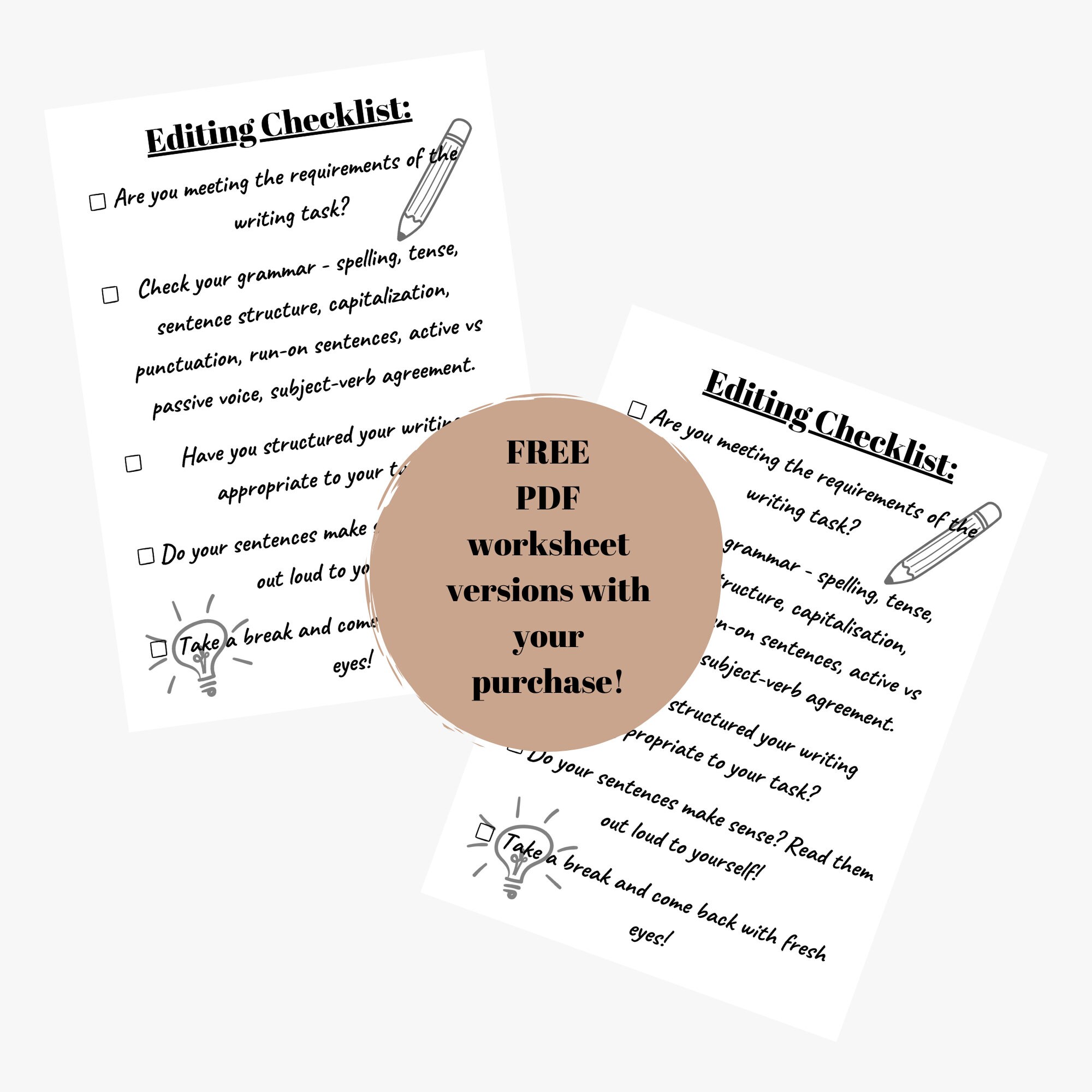 High School English Classroom Decor; Writing Help Poster; Grammar ...