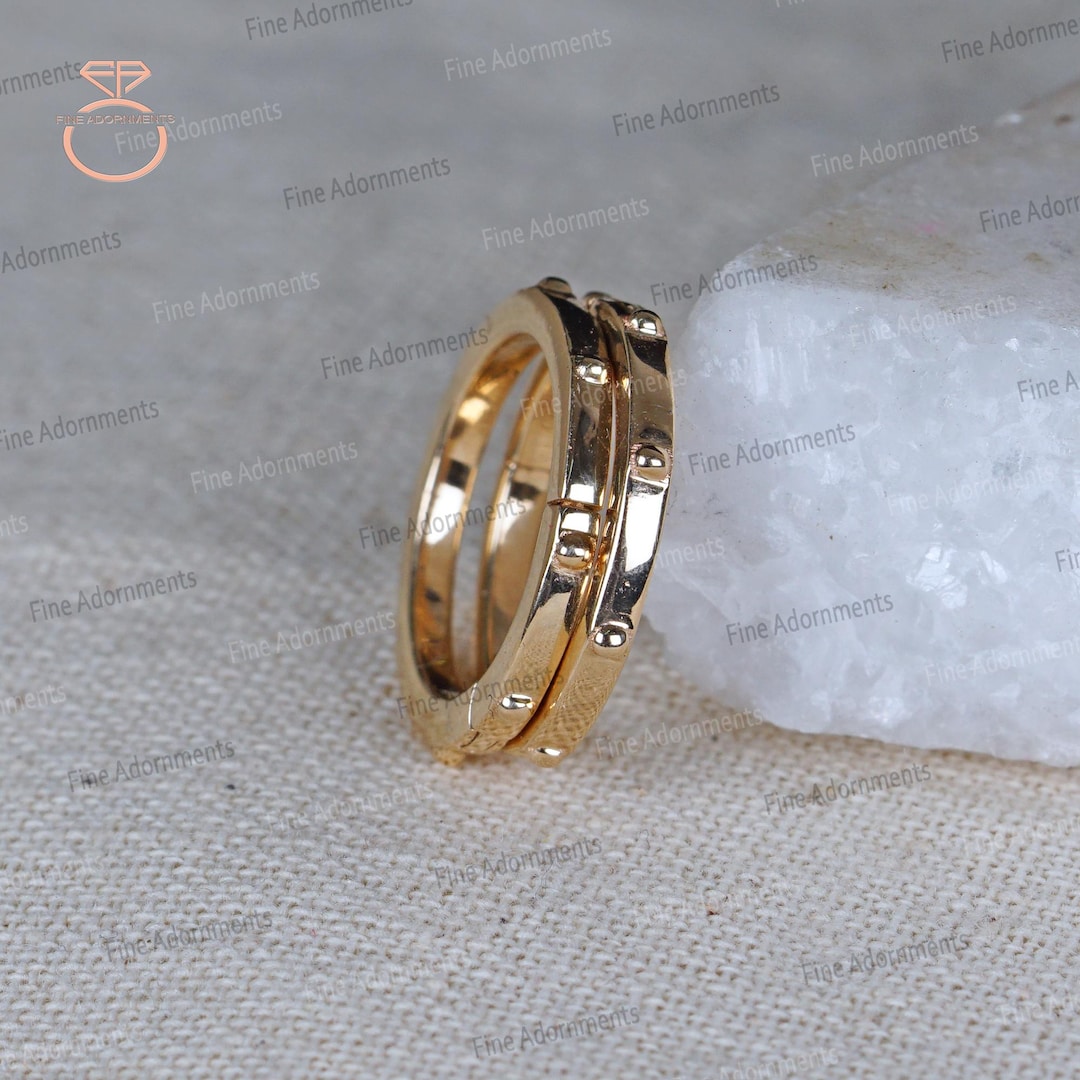 Solid 14k Yellow Gold Clicker Lock Clasp Finding Jewelry Connector for ...