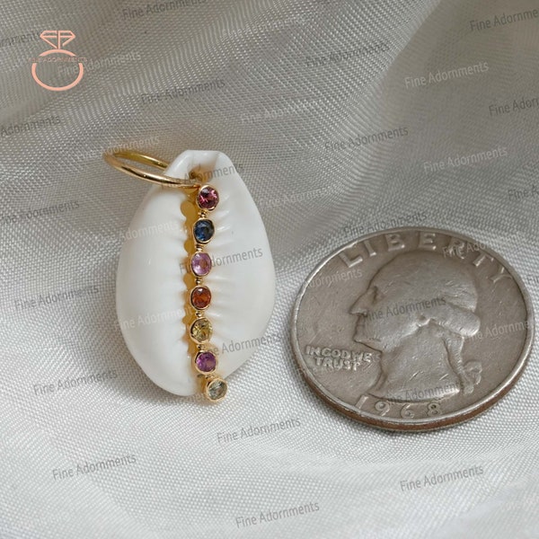 Cowrie Shell Pendant Etsy
