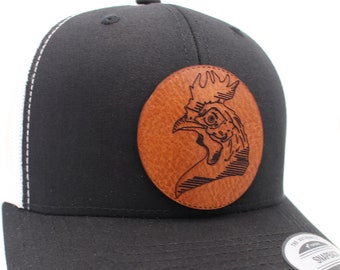 Rooster Patch Cap - Etsy