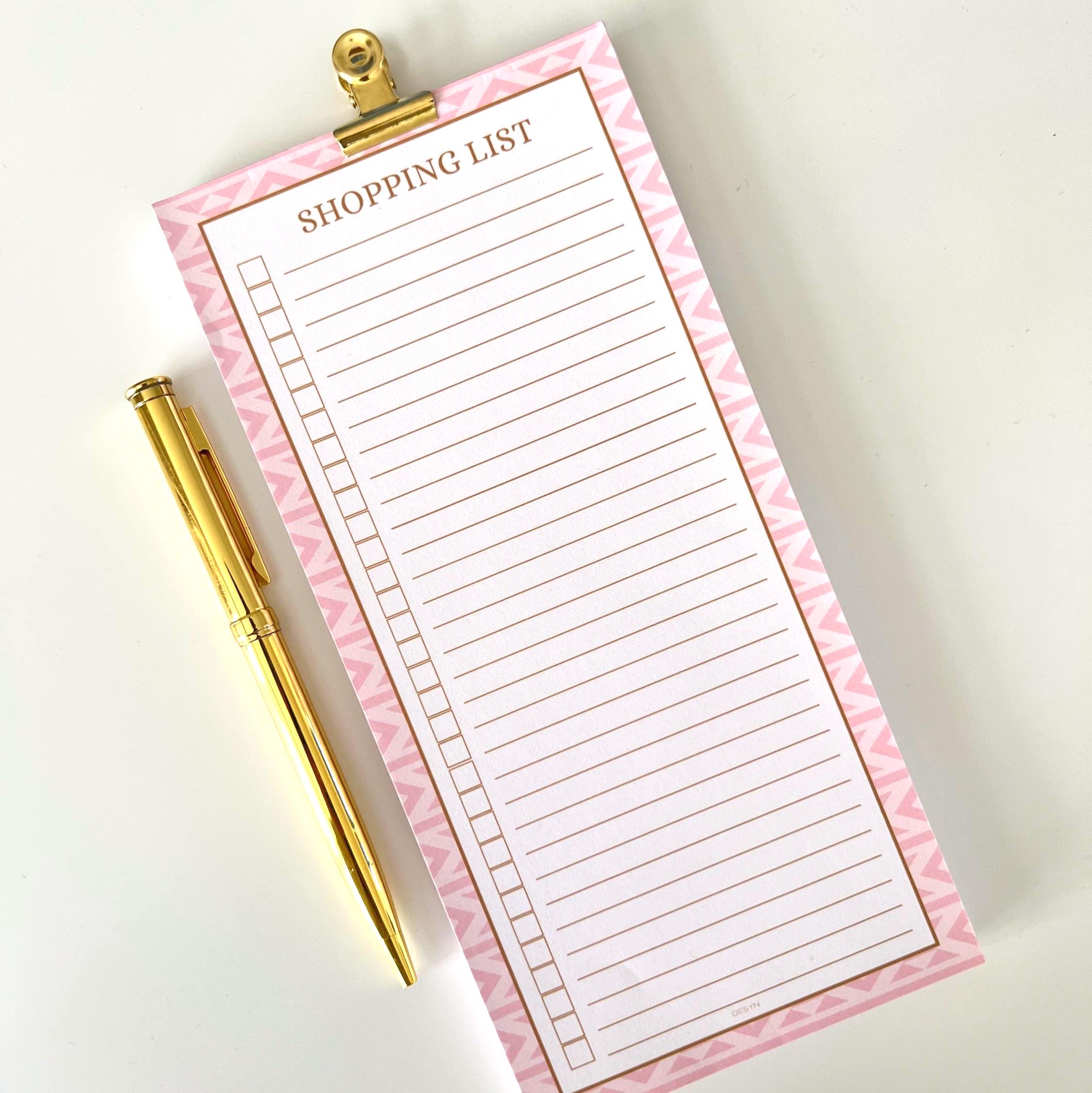 Slim Pink Memo Pads and To-do-list Pads - 50 Sheets - Etsy