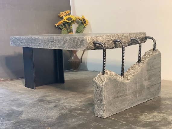 Etsy concrete coffee table store