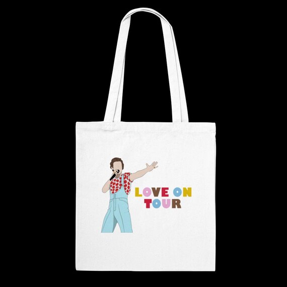 Classic Tote Bag Harry Styles Fan Merch Love on Tour - Etsy