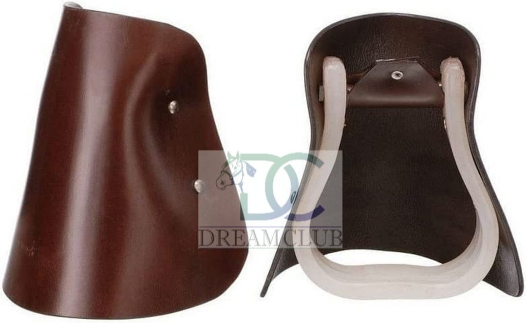 Custom Made Western Saddle Tapaderos Stirrups Leather Handmade Free ...