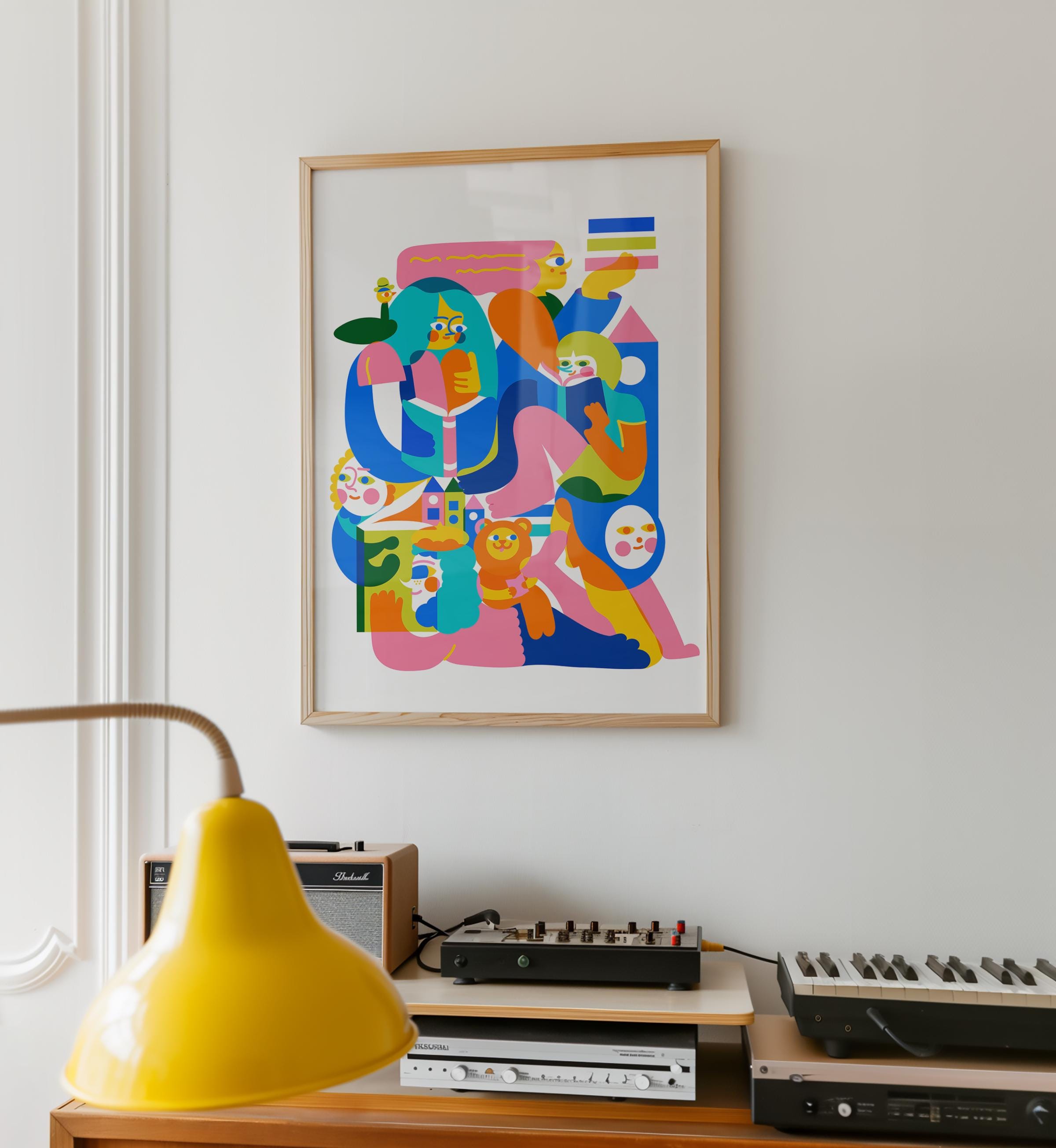Magical Reading Poster for Kids | Classroom Wall Art | School Library ...