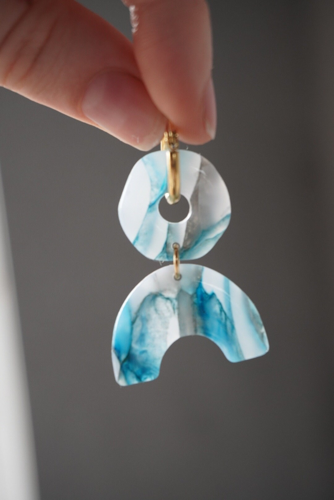 HUGGIES BLUE STONE Translucent and Light Wear Polymer Clay - Etsy