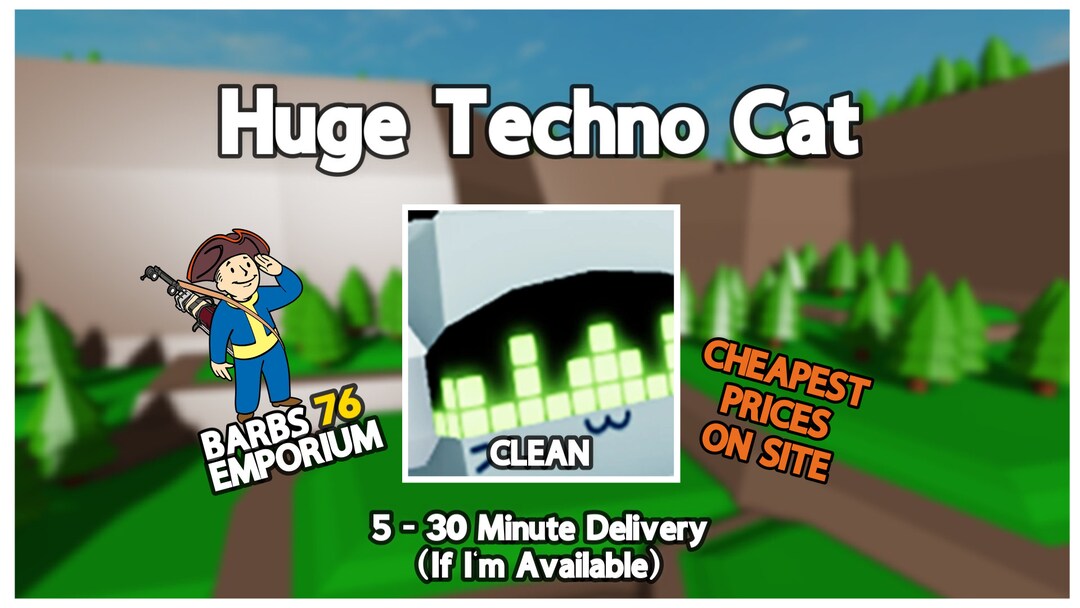 PSX Huge Techno Cat Pet Simulator X - Etsy