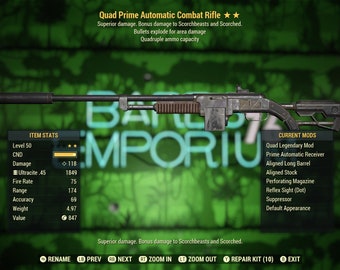 Fallout Combat Rifle - Etsy