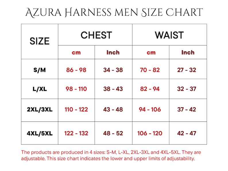 Men's Leather Chest Harness Suspenders - X Back Design - Plus Size ...