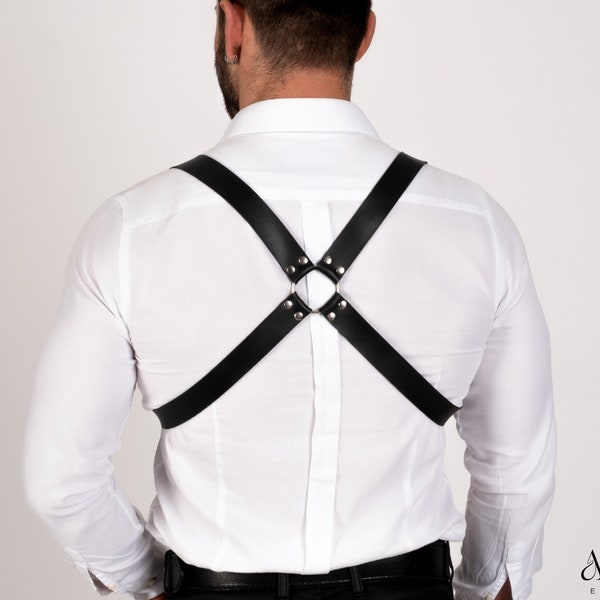 Leather Harness Men - Etsy