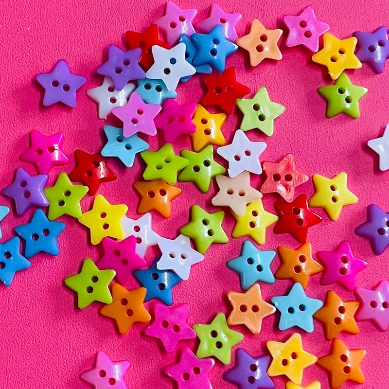 Star Shaped Buttons - Etsy