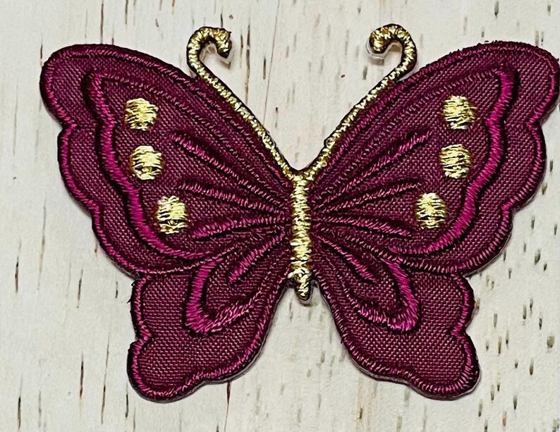 Stunning Butterfly Patch Iron-on Patch Iron on Embroidered Patch ...