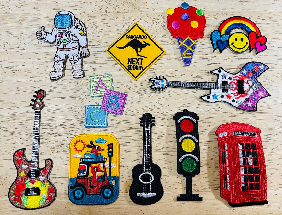 So Cute Iron on Patch Iron-on Sew on Patch Applique Emroidered Craft ...