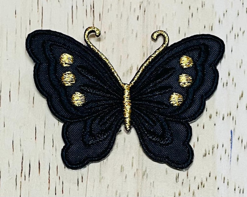 Stunning Butterfly Patch Iron-on Patch Iron on Embroidered Patch ...