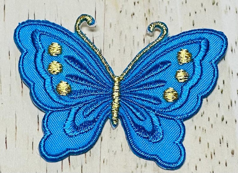 Stunning Butterfly Patch Iron-on Patch Iron on Embroidered Patch ...