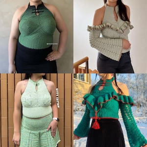 Huā Cheongsam Top Crochet Pattern | In-depth PDF Crochet Pattern With ...