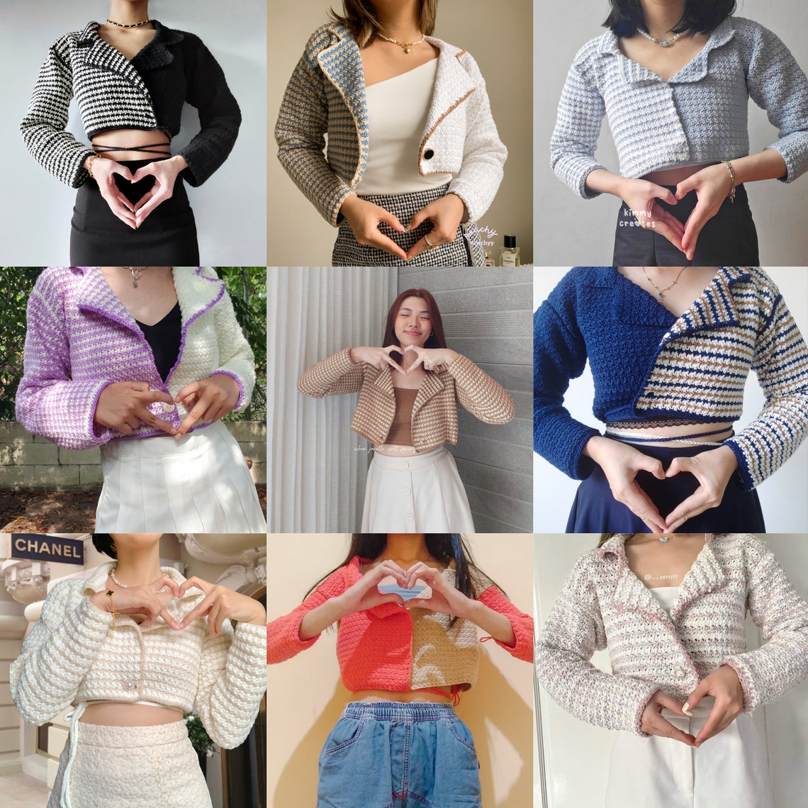 Noelle Blazer | In-depth PDF Crochet Pattern With Pictures | Advanced ...