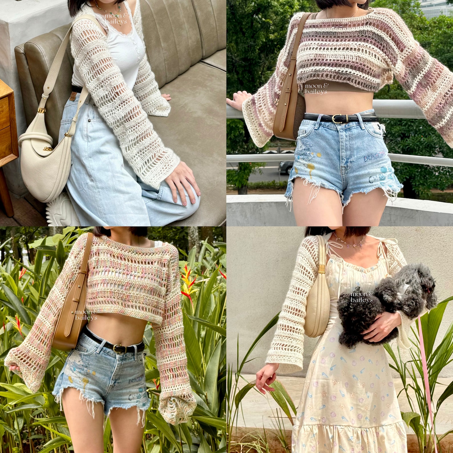 Riley 2-in-1 (sweater / Shrug) | In-depth PDF Crochet Pattern With ...