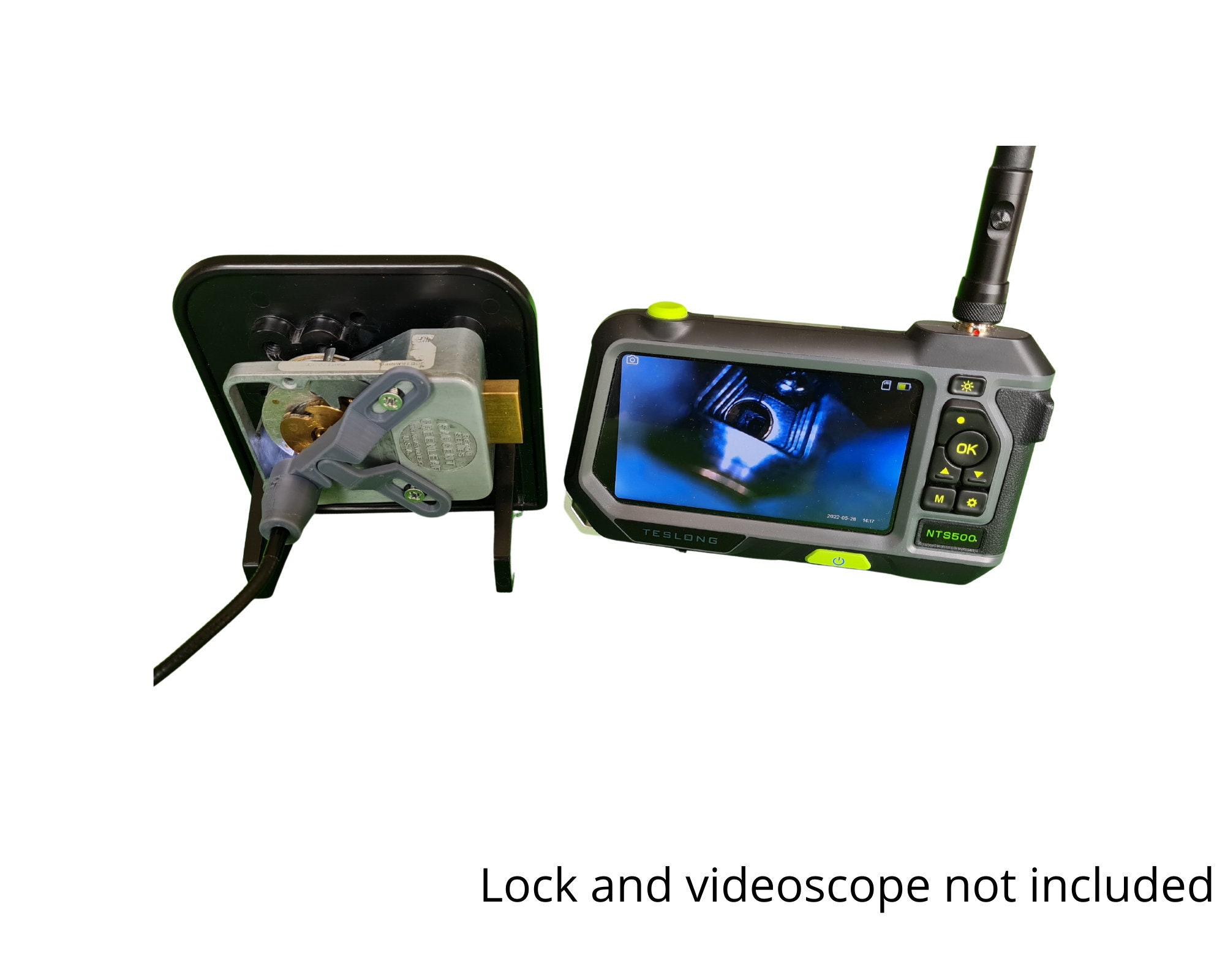 Endoscope Holder for Wheel Safe Locks Training / Borescope Inspection ...