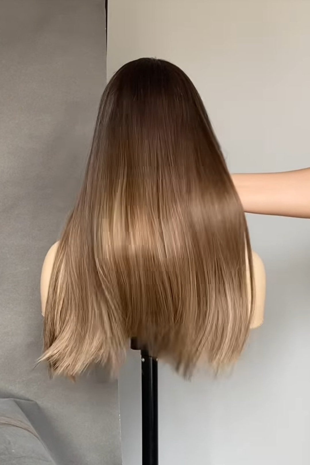 TIME TO SHINE, Lace Front Topper. 100% European Remy Human Hair. 22 ...
