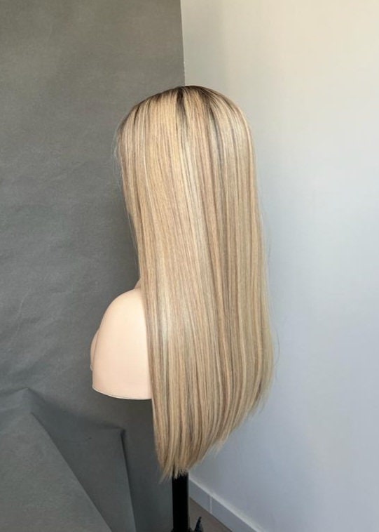 NATURAL SELECTION, Lace Front Topper. 100% European Remy Human Hair. 18 ...