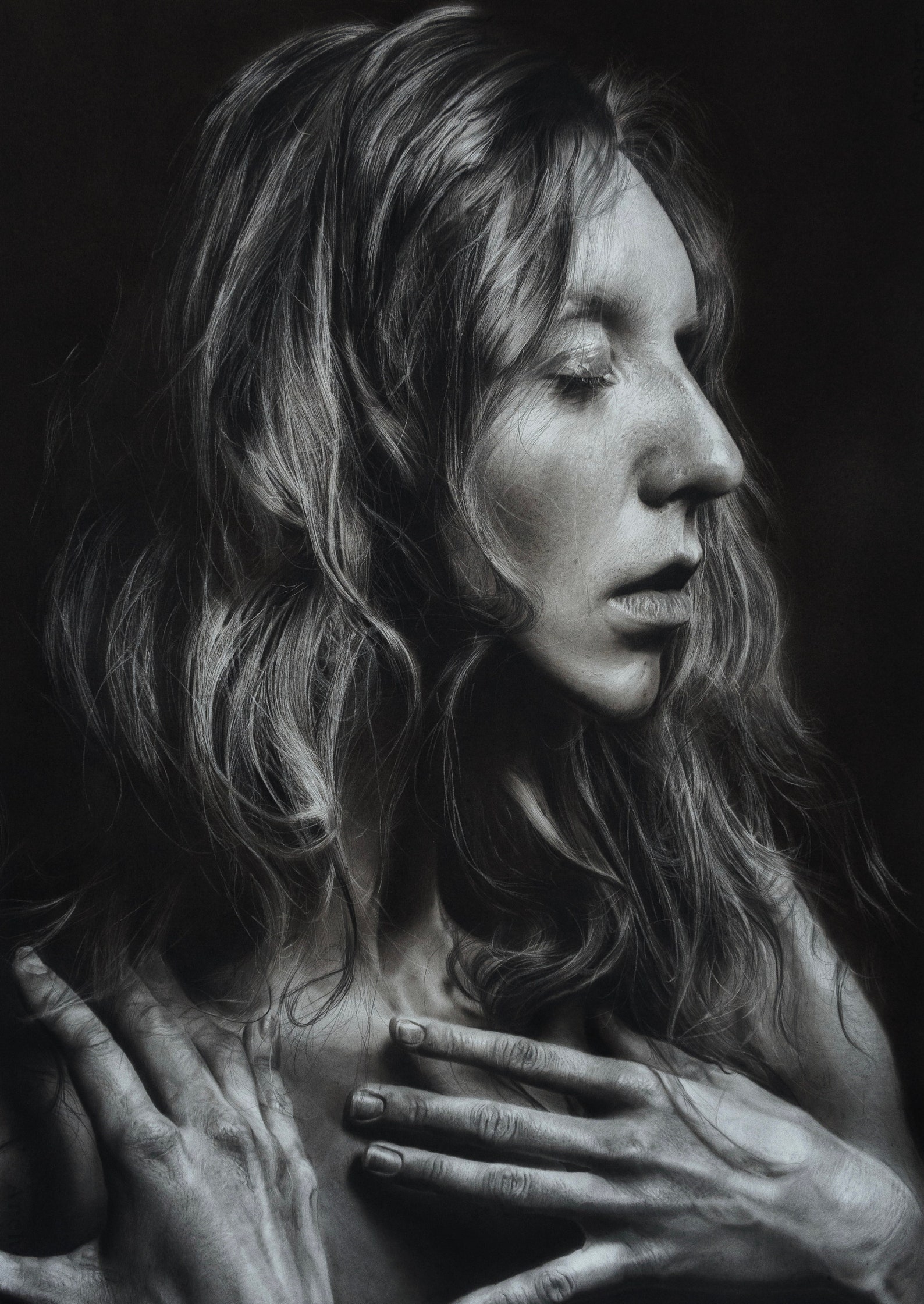 Portrait/figurative Realism Drawing - Etsy
