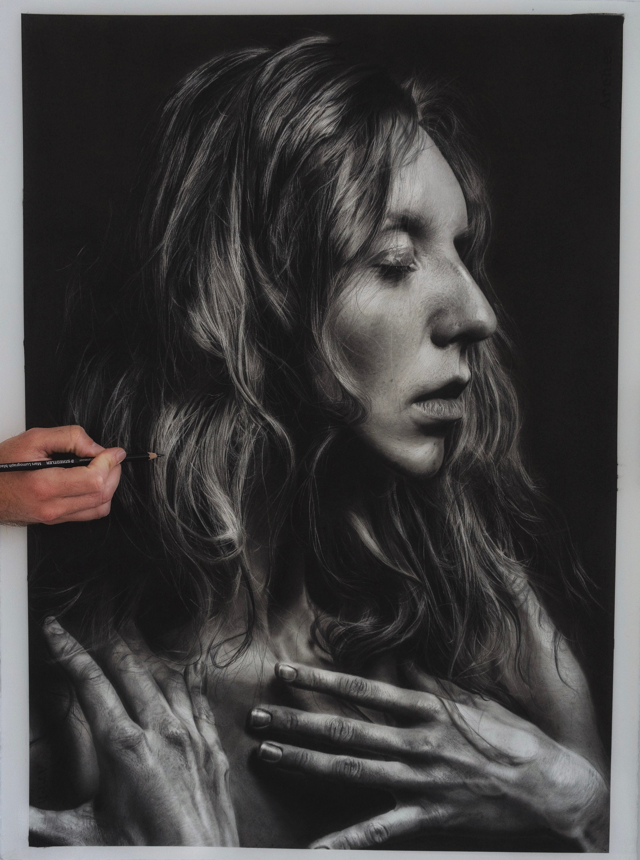 Portrait/figurative Realism Drawing - Etsy