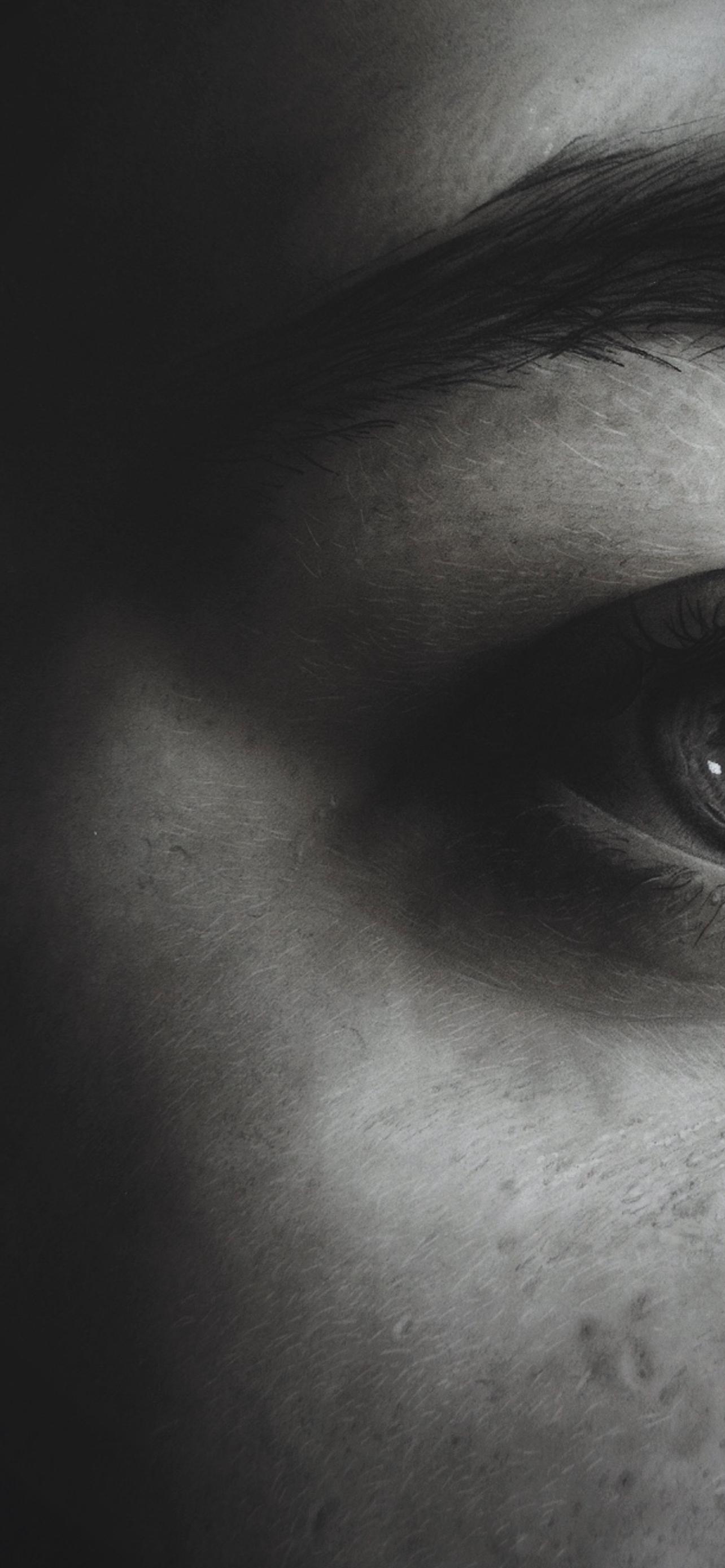 Hyperrealistic Drawing of an Eye With Charcoal/graphite - Etsy