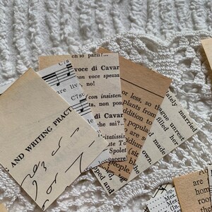 30 Tidbit Ephemera Squares of Vintage Paper From the 50s, 60s and 70s 1 ...
