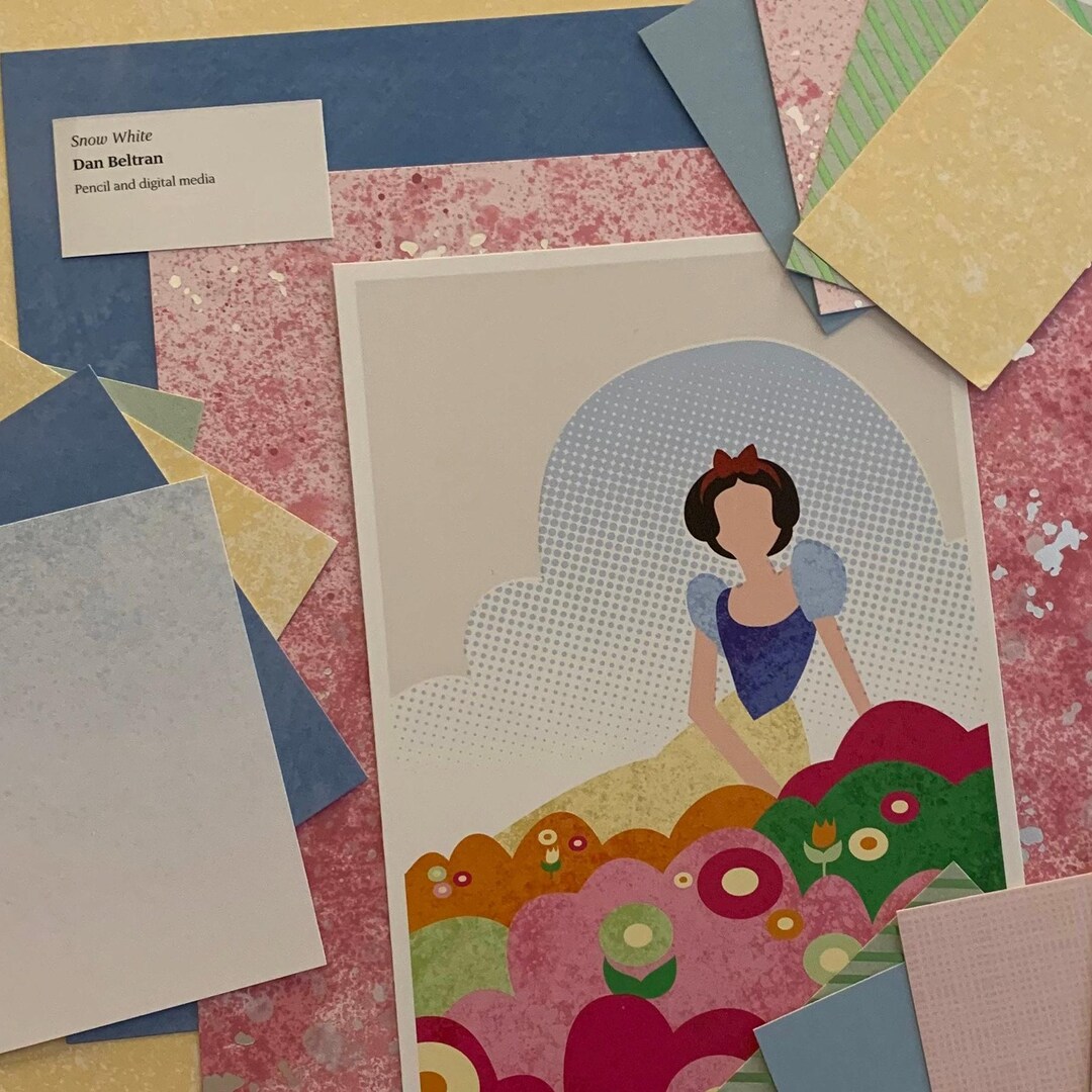 Snow White Ephemera and Paper Craft Stash Builder, Color Illustration ...