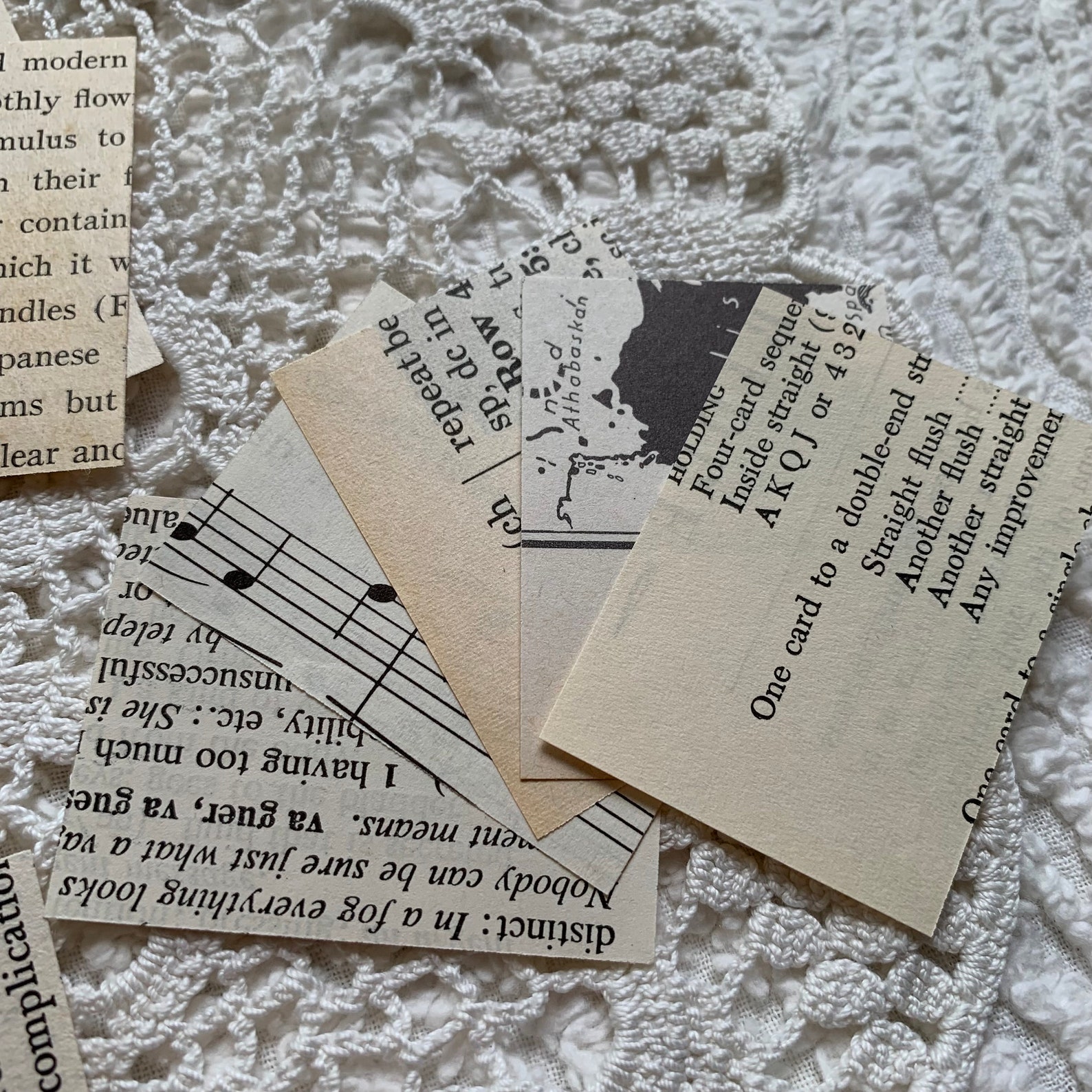 30 Tidbit Ephemera Squares of Vintage Paper From the 50s, 60s and 70s 1 ...