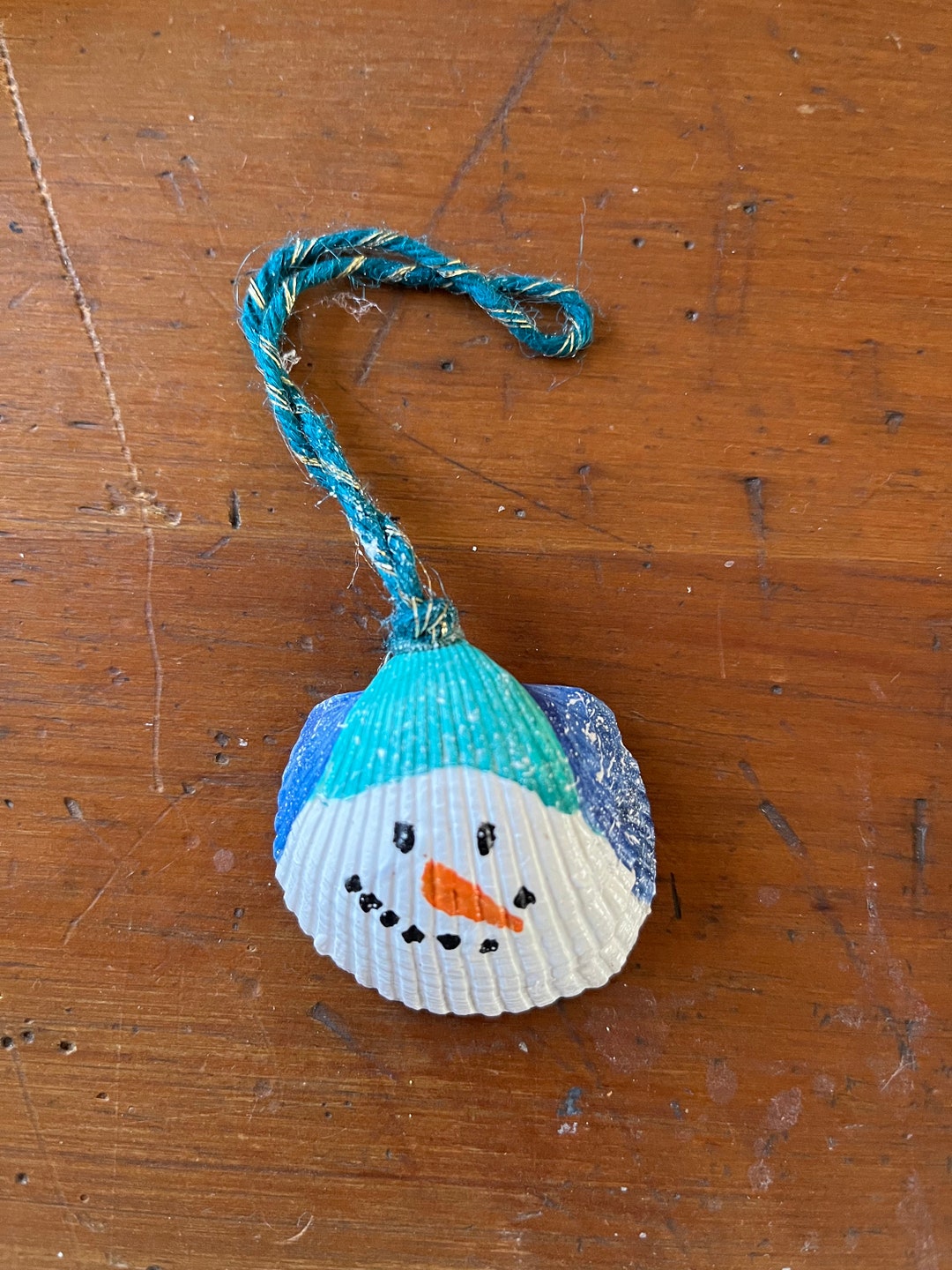 Snowman Snowy Day Sea Shell - Etsy