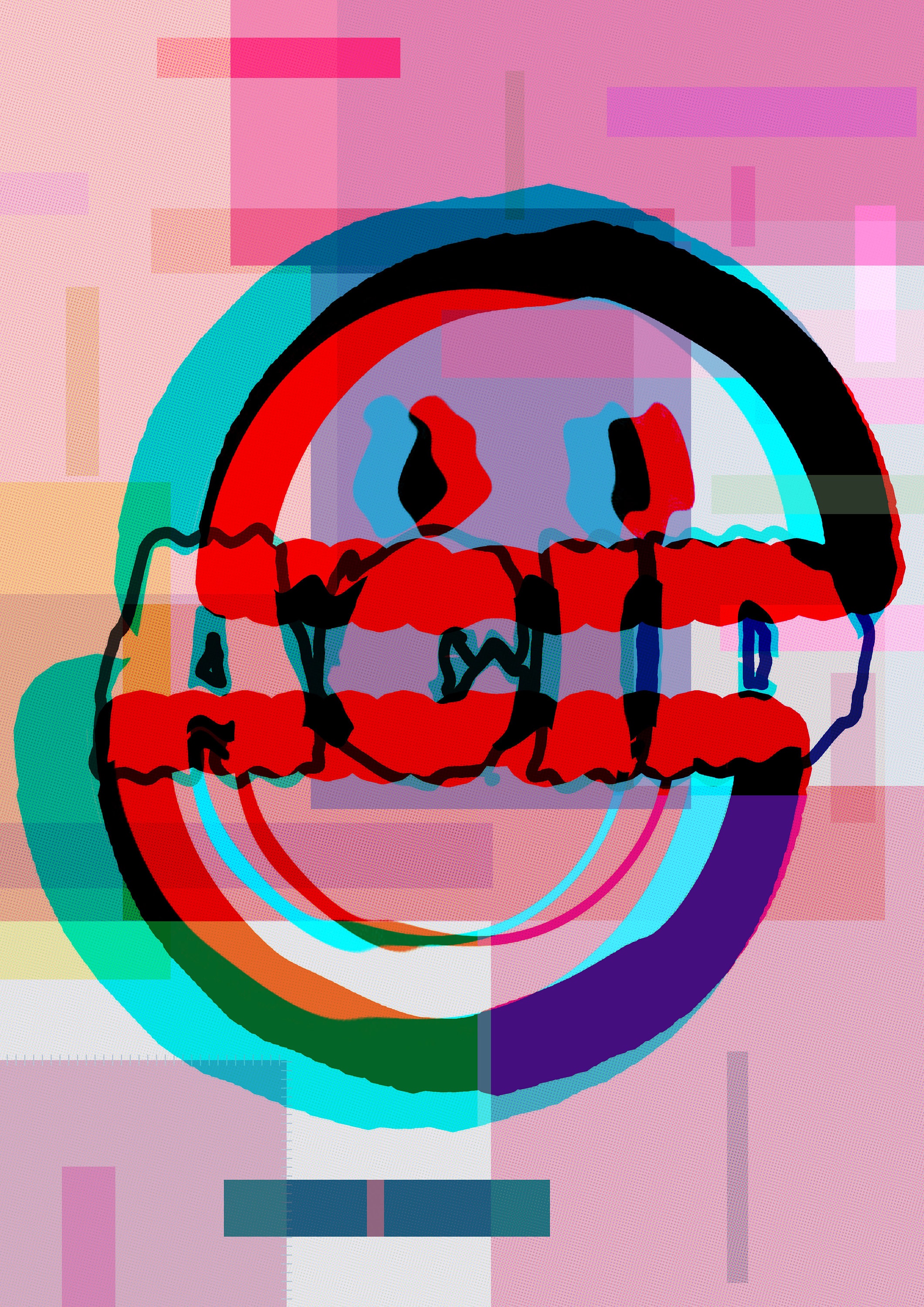 Acid Smiley Art Poster Print acid House, Acid Techno, LSD, Trippy - Etsy